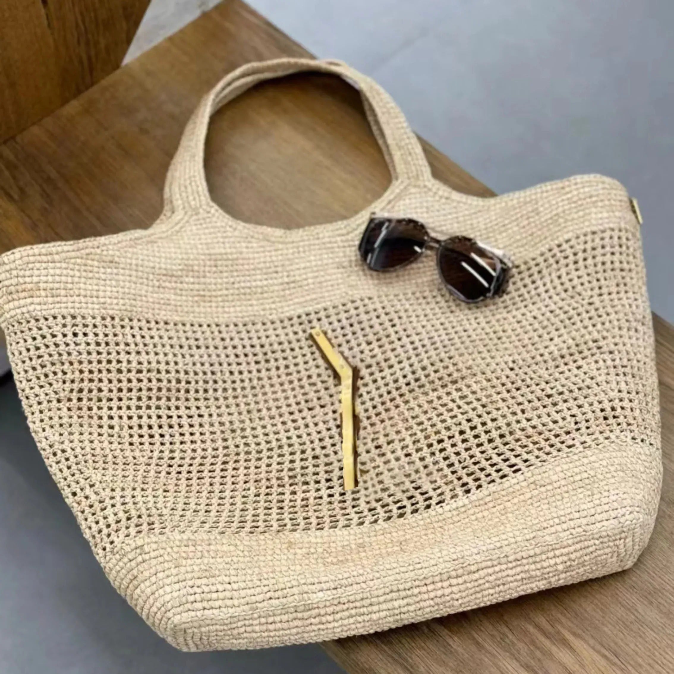 BAG ICARE IN RAFFIA – Valestia
